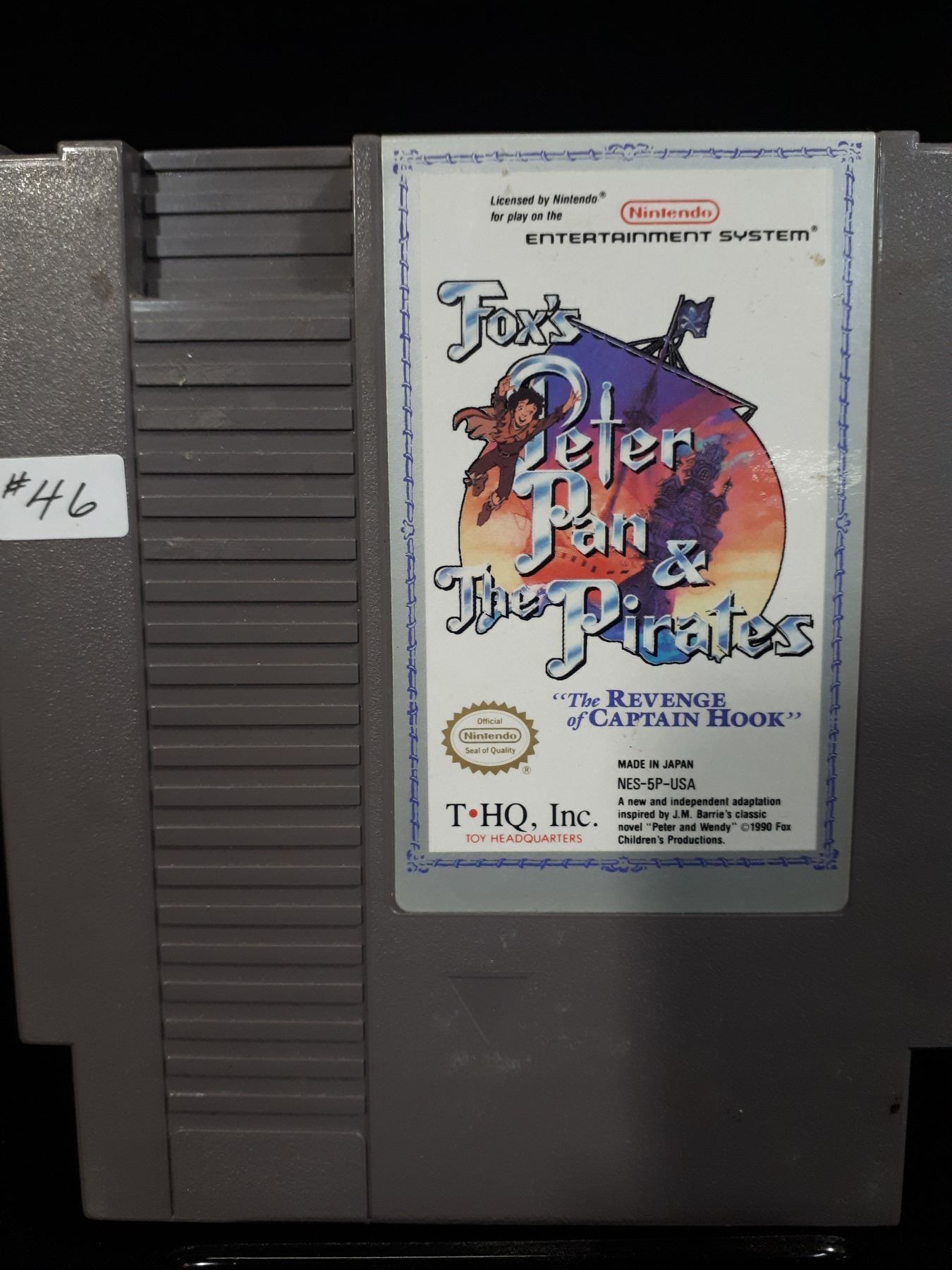 Nintendo video game fox's peter pan the pirates(released 1991)