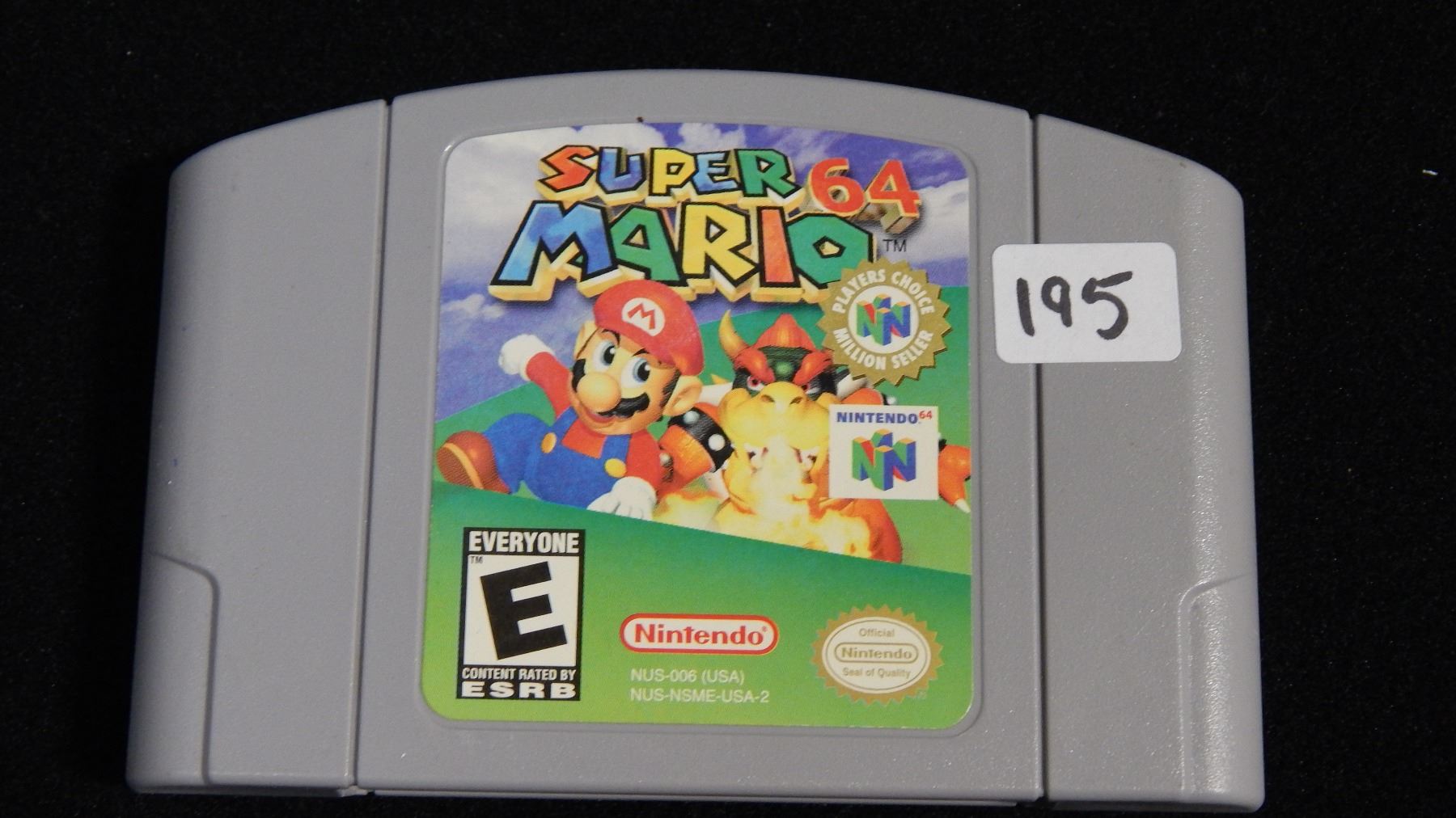 Nintendo-64 SUPER MARIO 64 RELEASED 1996