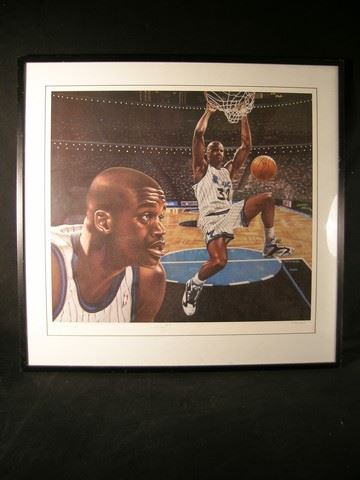 Shaquille O'Neal Framed Drawing
