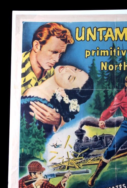 Original 1955 Timberjack Movie Poster