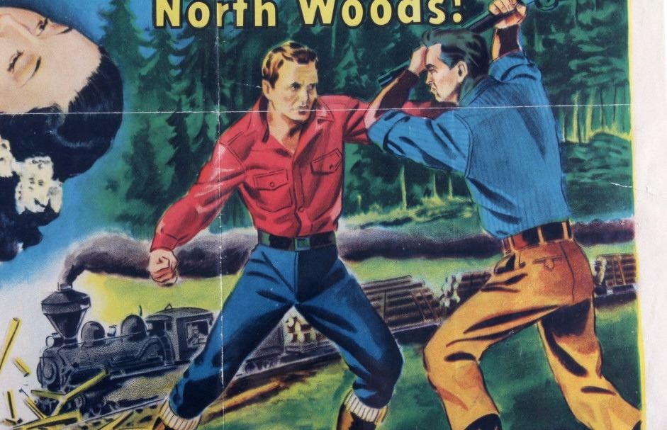 Original 1955 Timberjack Movie Poster