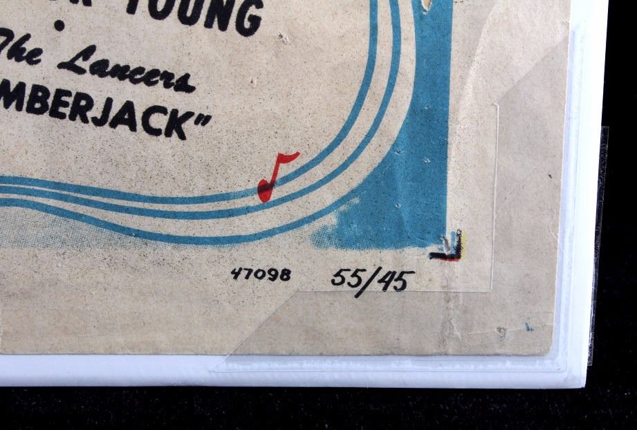 Original 1955 Timberjack Movie Poster