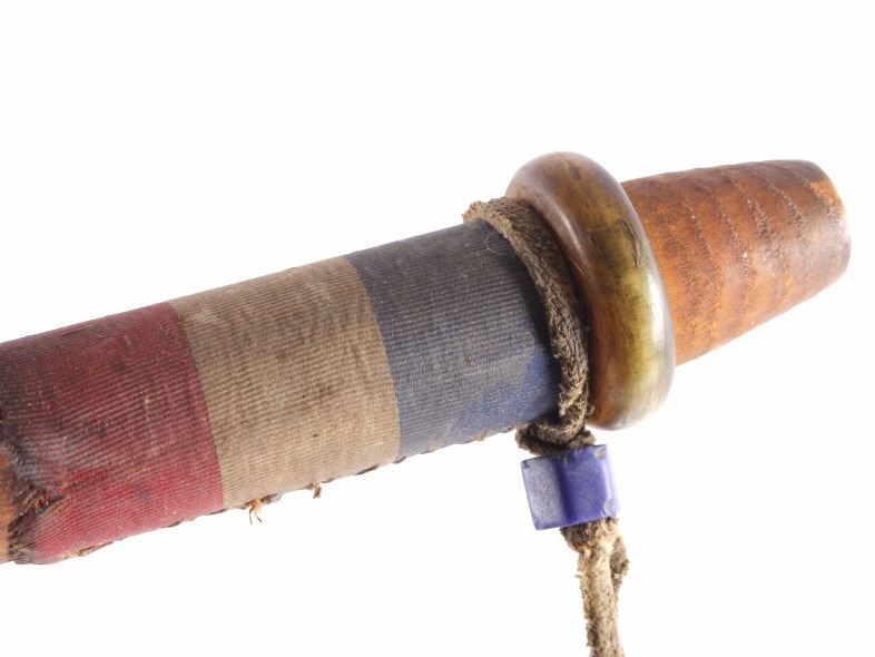 Lakota Sioux Quilled & Beaded Flute c. 1880-1900