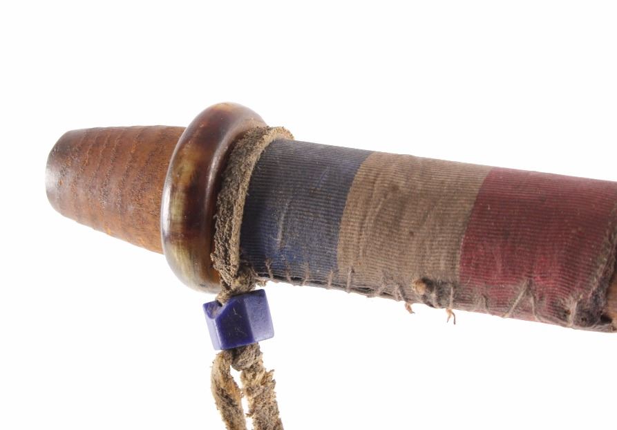 Lakota Sioux Quilled & Beaded Flute c. 1880-1900