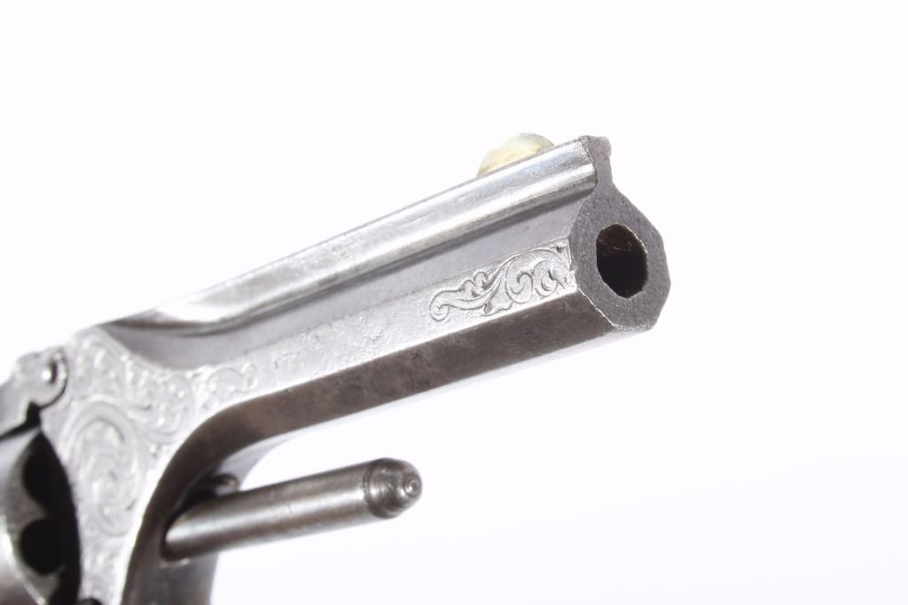 Engraved Manhattan Arms .22 Cal Pocket Revolver