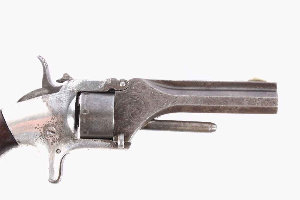 Engraved Manhattan Arms .22 Cal Pocket Revolver