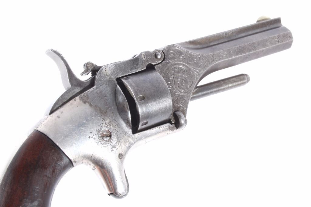 Engraved Manhattan Arms .22 Cal Pocket Revolver