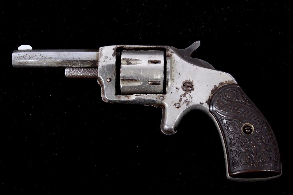 Iver Johnson Defender 89 Nickel 22 Pocket Revolver