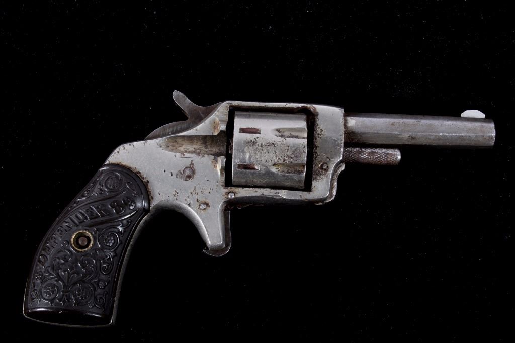 Iver Johnson Defender 89 Nickel 22 Pocket Revolver