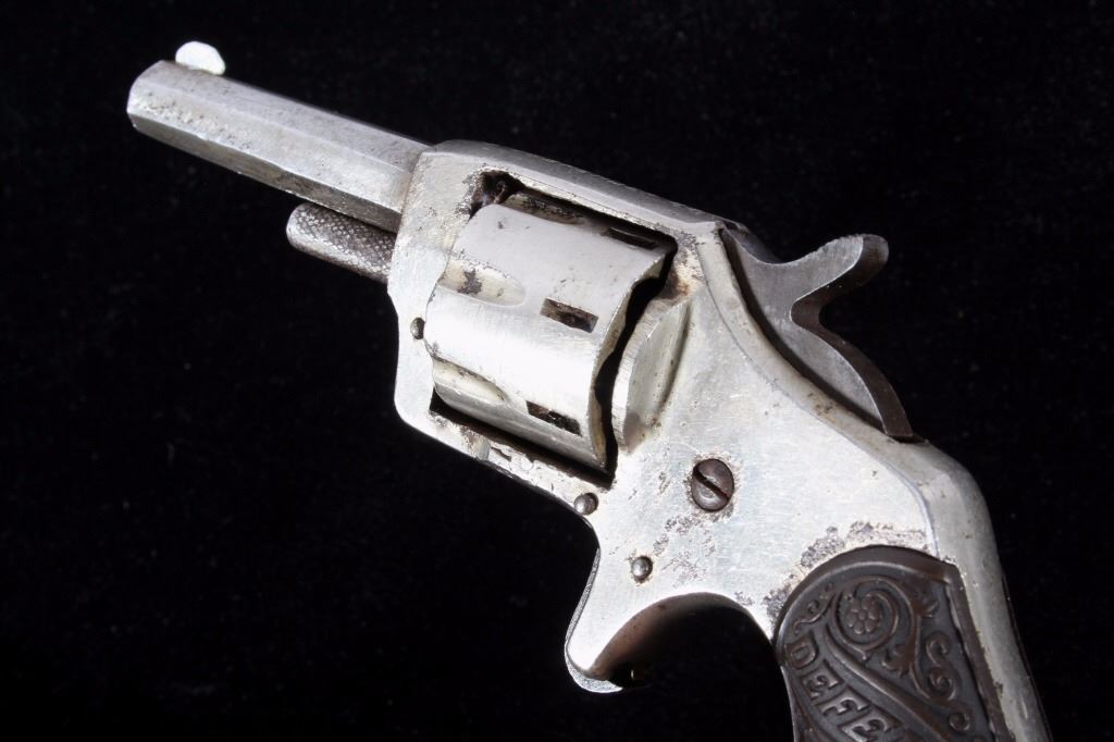 Iver Johnson Defender 89 Nickel 22 Pocket Revolver