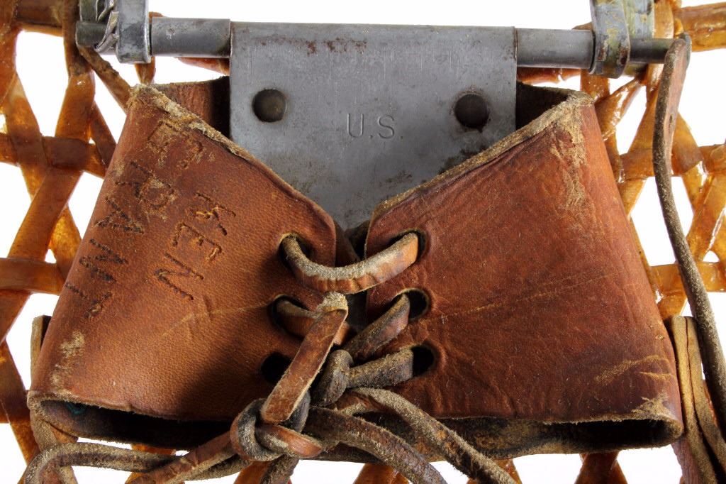 Antique Lund Wooden U.S. Military Snowshoes