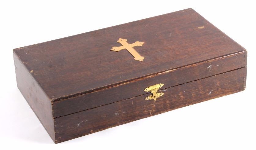 Antique Catholic Sick Call Last Rites Set