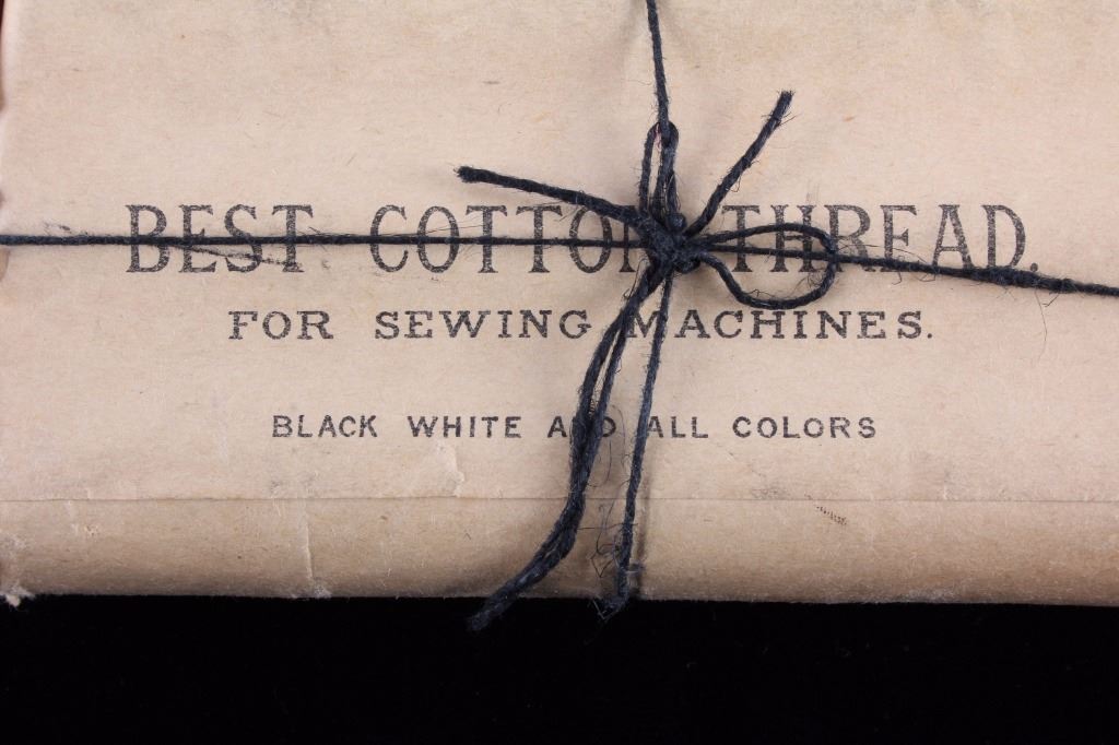1800's Antique Cotton Thread 12 Spool Pack