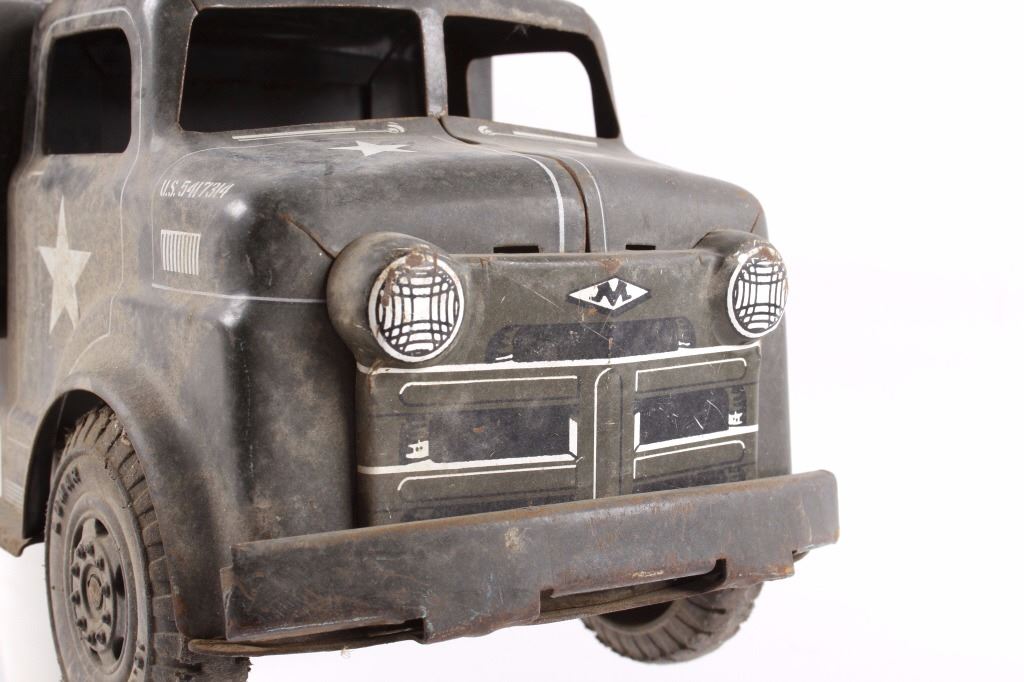 Marx Lumar U.S. Army Pressed Steel Toy Truck