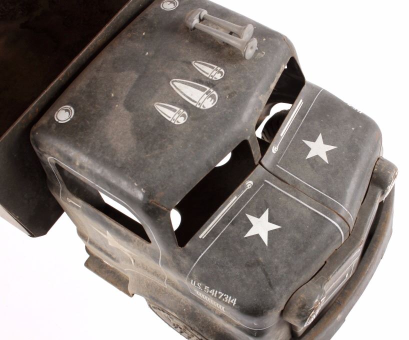 Marx Lumar U.S. Army Pressed Steel Toy Truck