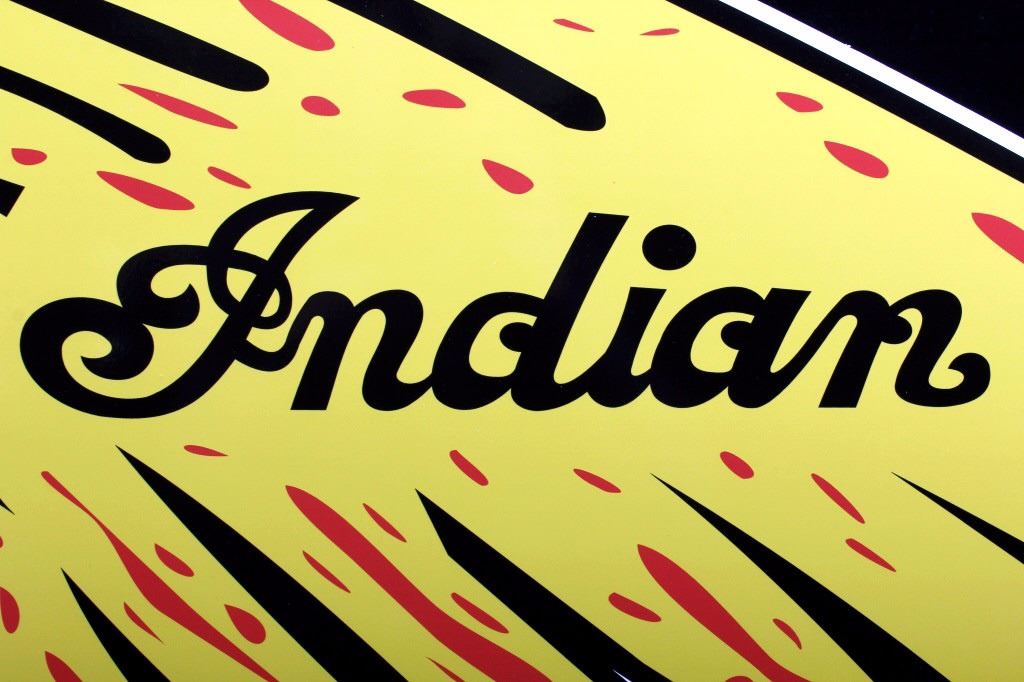 Indian Motorcycles Chiefs Head Advertising Sign