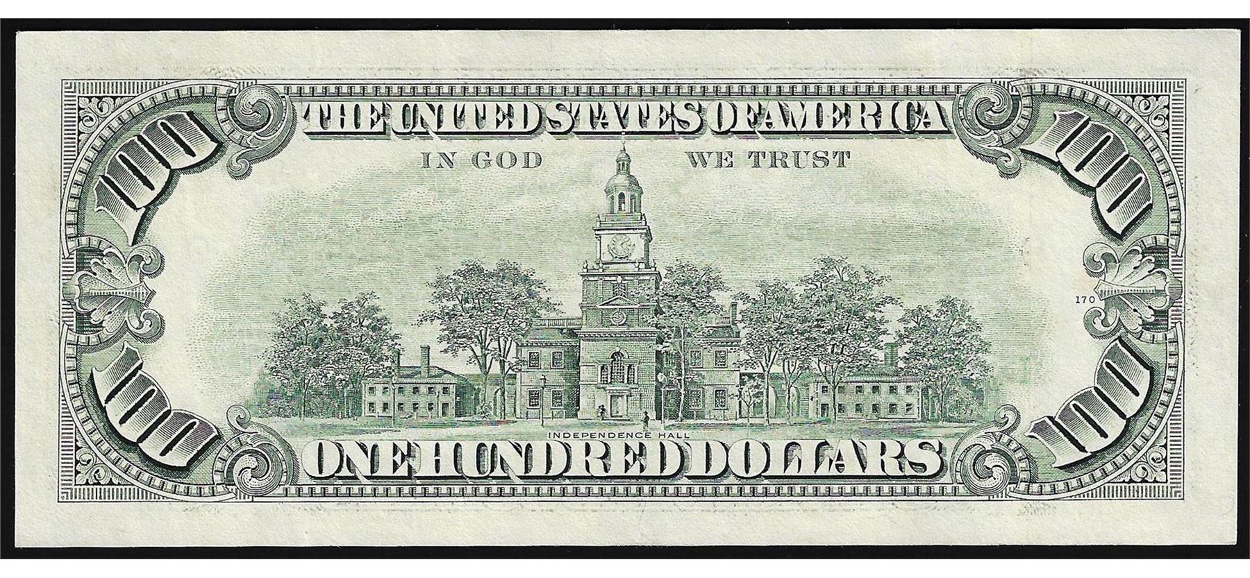 1990 $100 Federal Reserve Note