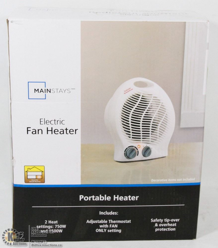 MAINSTAYS ELECTRIC FAN HEATER