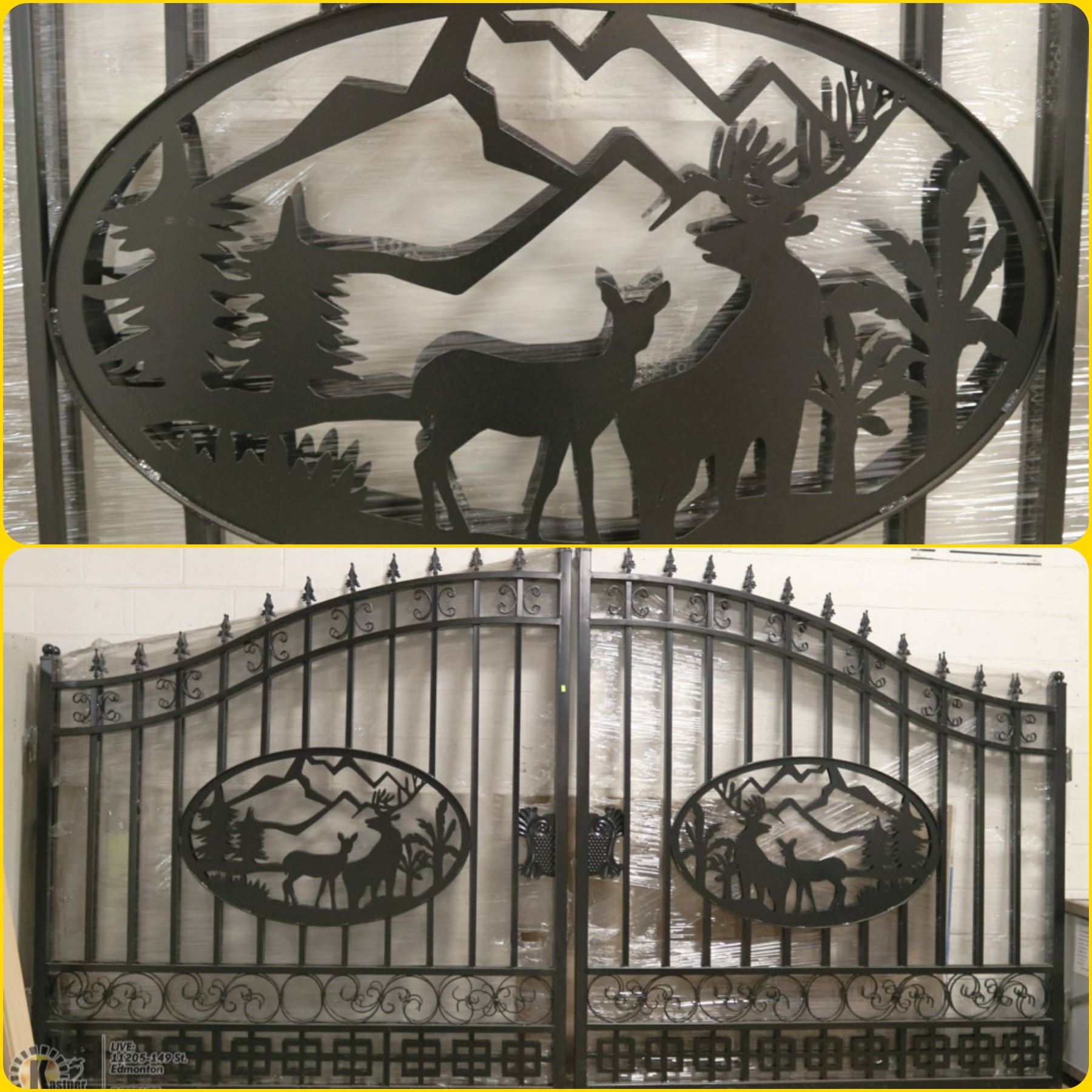 FEATURED ITEM: NEW 14' DEER SCENE ACREAGE GATES