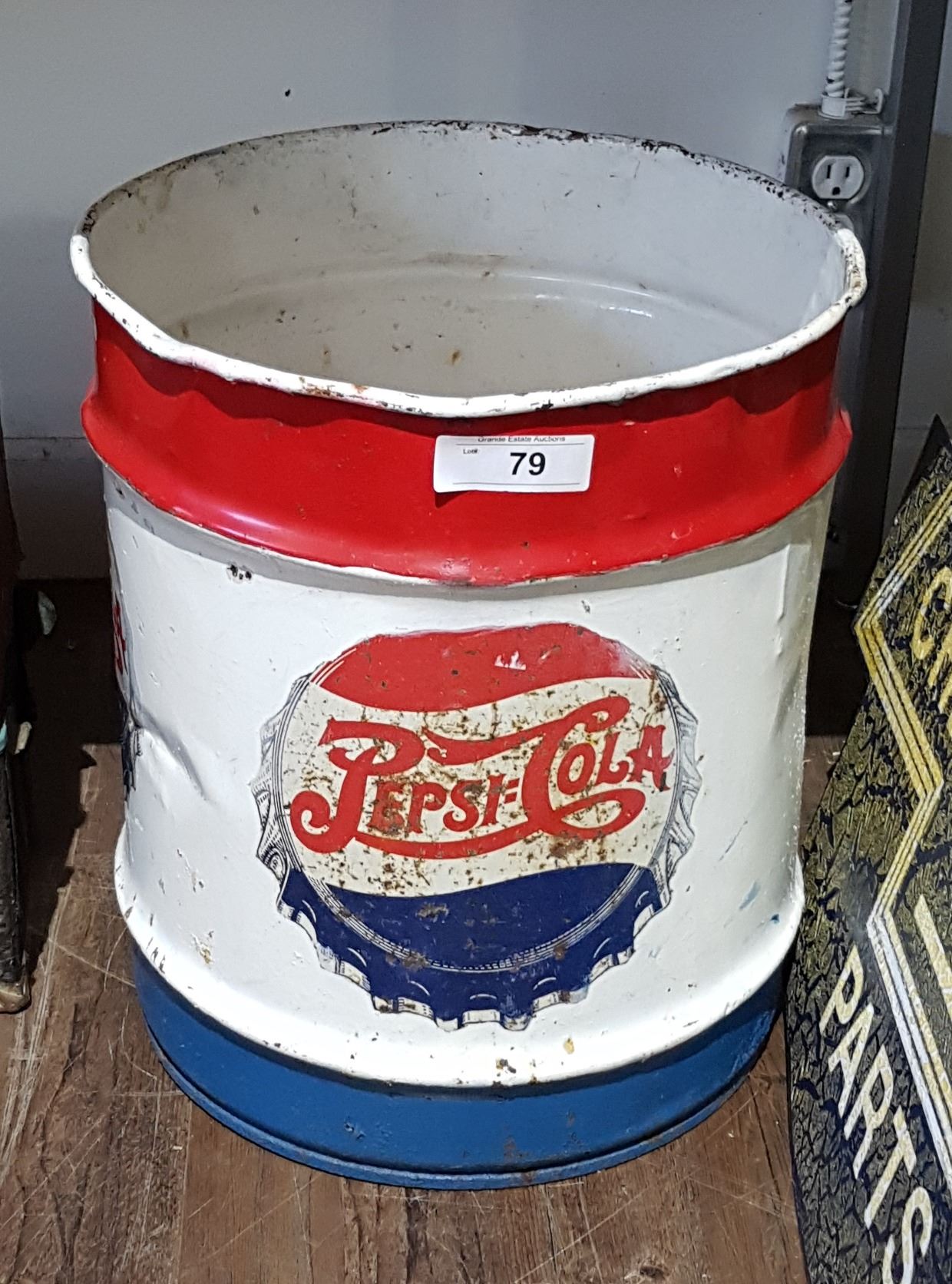 CUSTOM MADE PEPSI BARREL