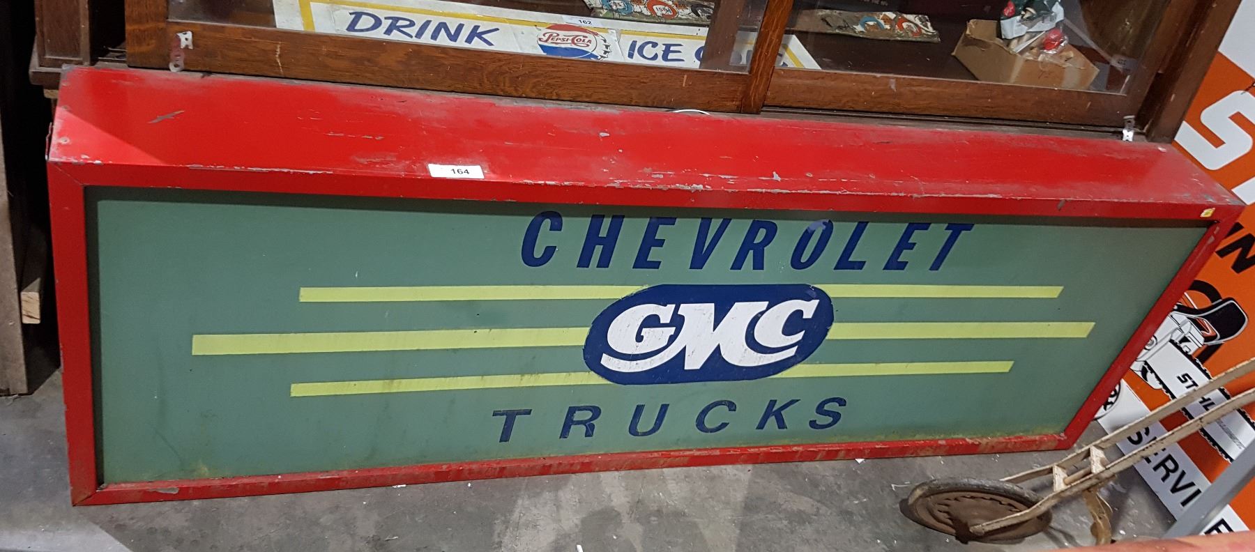 CUSTOM MADE CHEVROLET GMC TRUCKS SIGN