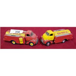 TWO COLLECTIBLE DIE CAST SHELL TRUCKS