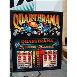 QUARTERAMA LIGHT UP SLOT MACHINE TOPPER