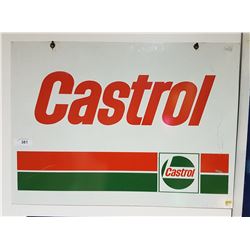 CASTROL OIL SIGN DOUBLE SIDED