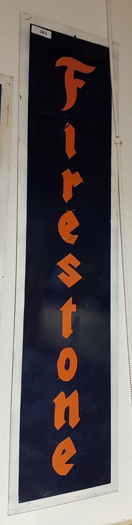 CUSTOM MADE FIRESTONE METAL SIGN