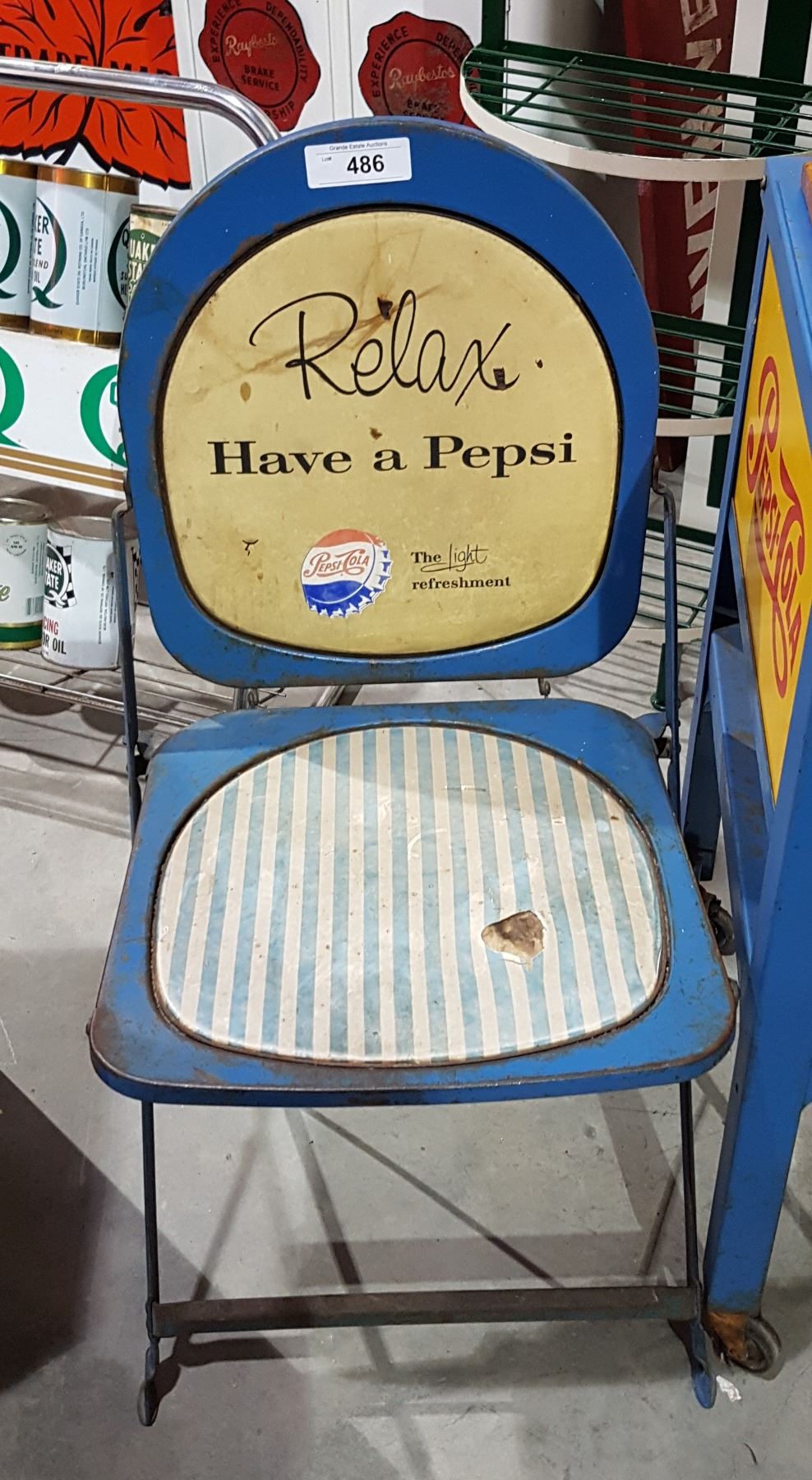 VINTAGE PEPSI COLA CHAIR