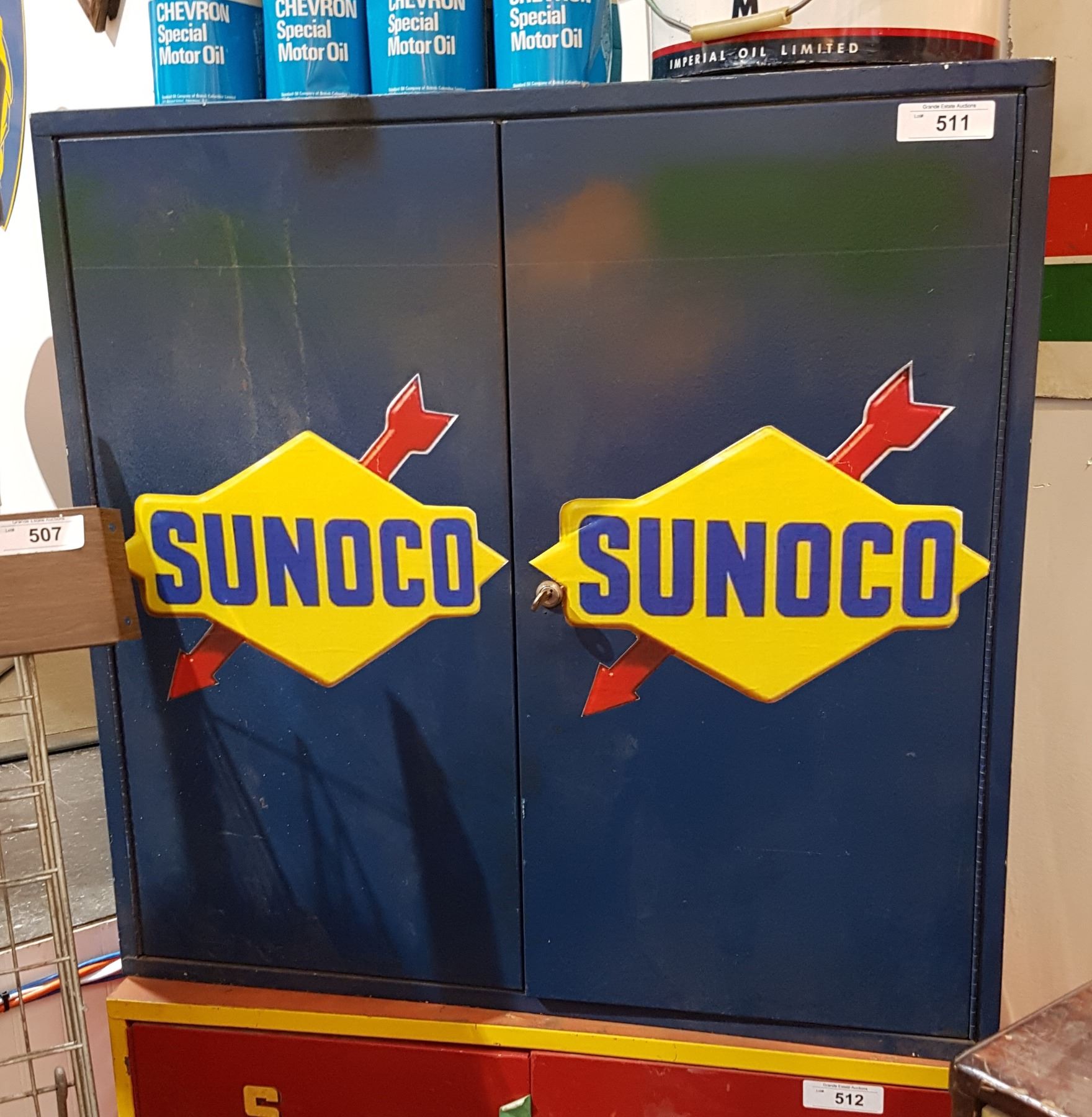 SUNOCO METAL CABINET
