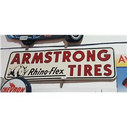 VINTAGE ARMSTRONG TIRES SIGN