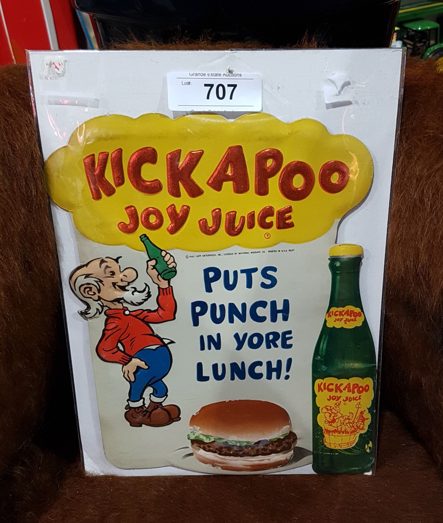 VINTAGE KICKAPOO JOY JUICE ADVERTISEMENT