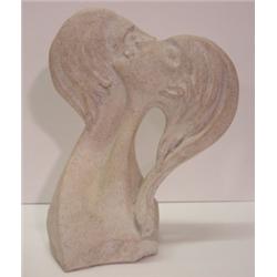 AUSTIN PROD. INC. MAN & WOMAN SCULPTURE