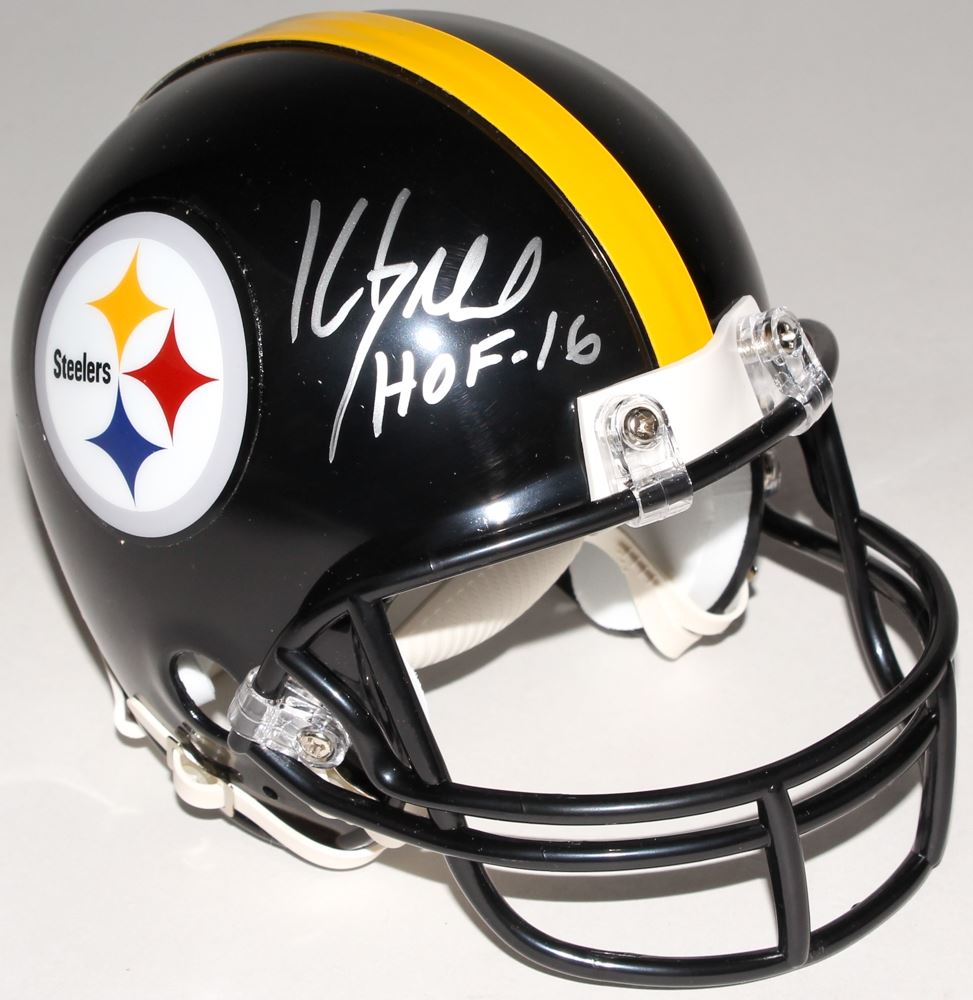 Kevin Greene Signed Steelers Speed Mini Helmet Inscribed "HOF '16 ...