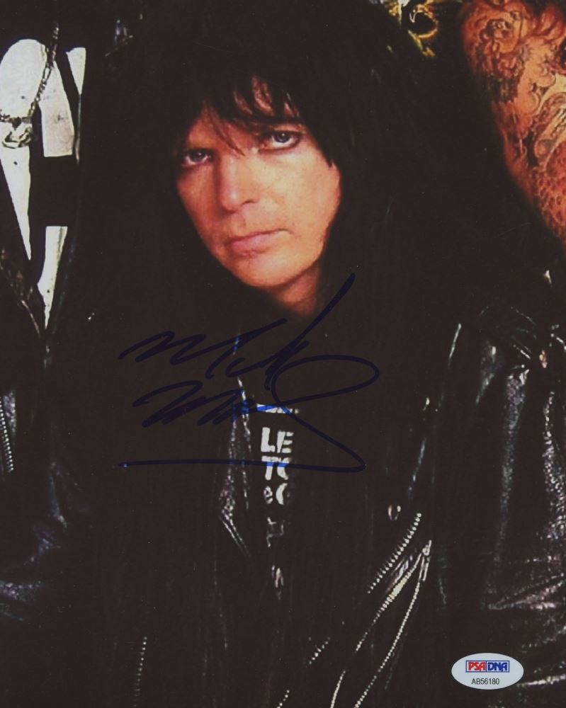 Mick Mars Signed 8x10 Photo (PSA COA)