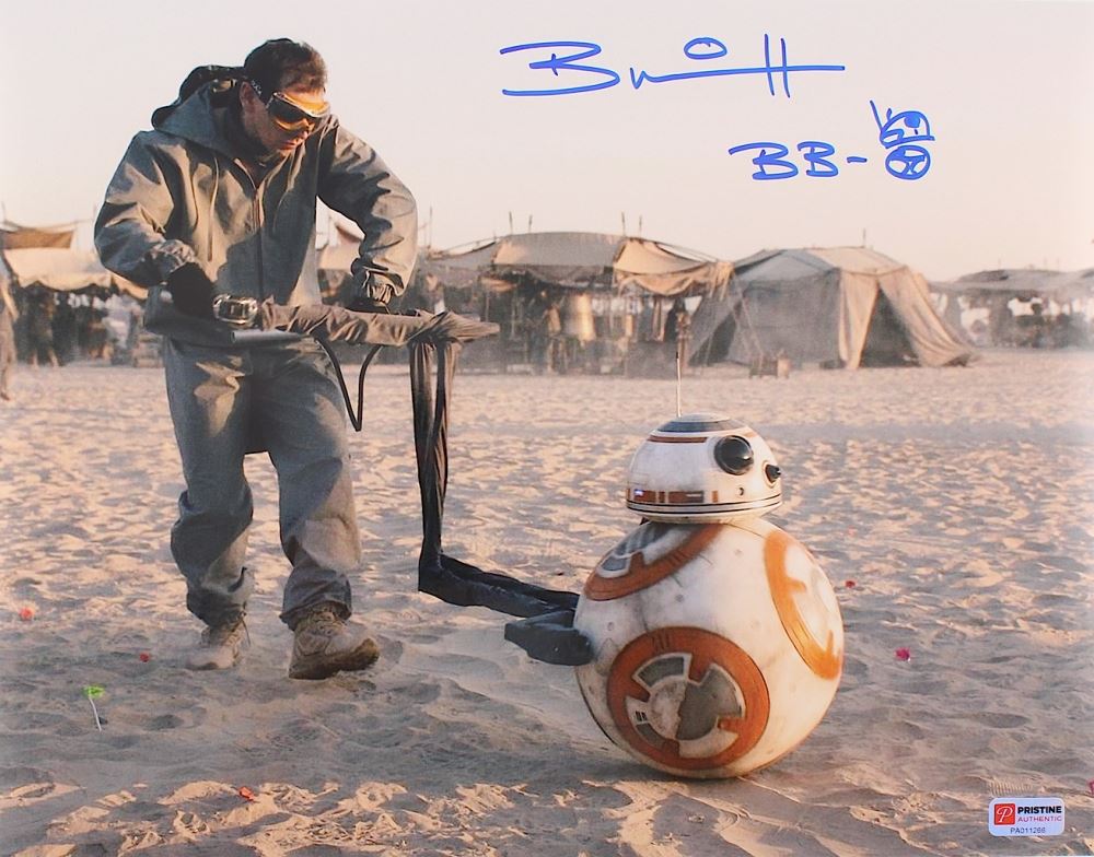 Brian Herring Signed Star Wars "BB-8" 11x14 Photo Inscribed "BB-8" with ...