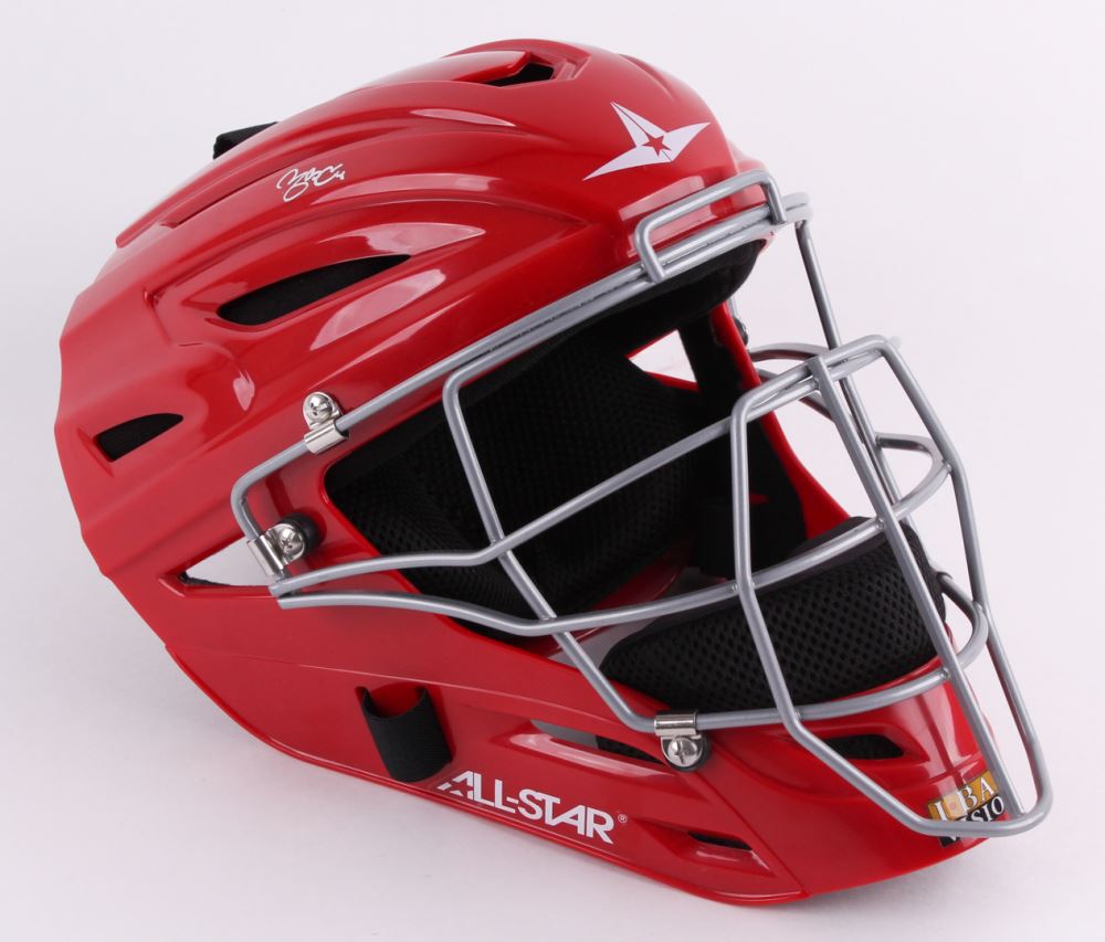 Yadier Molina Signed Cardinals Full-Size Catchers Mask (JSA COA)
