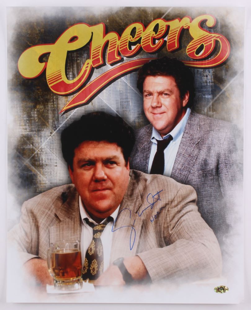 George Wendt Signed "Cheers" 16x20 Photo Inscribed "Norm" (MAB Hologram)