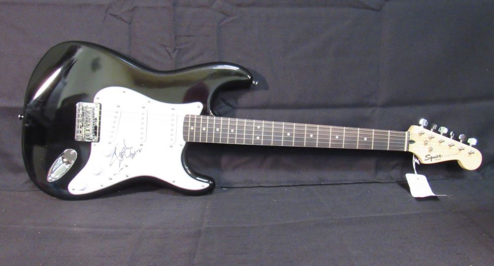 Slash Signed Fender Squier Bullet Strat Electric Guitar Inscribed "2012 ...