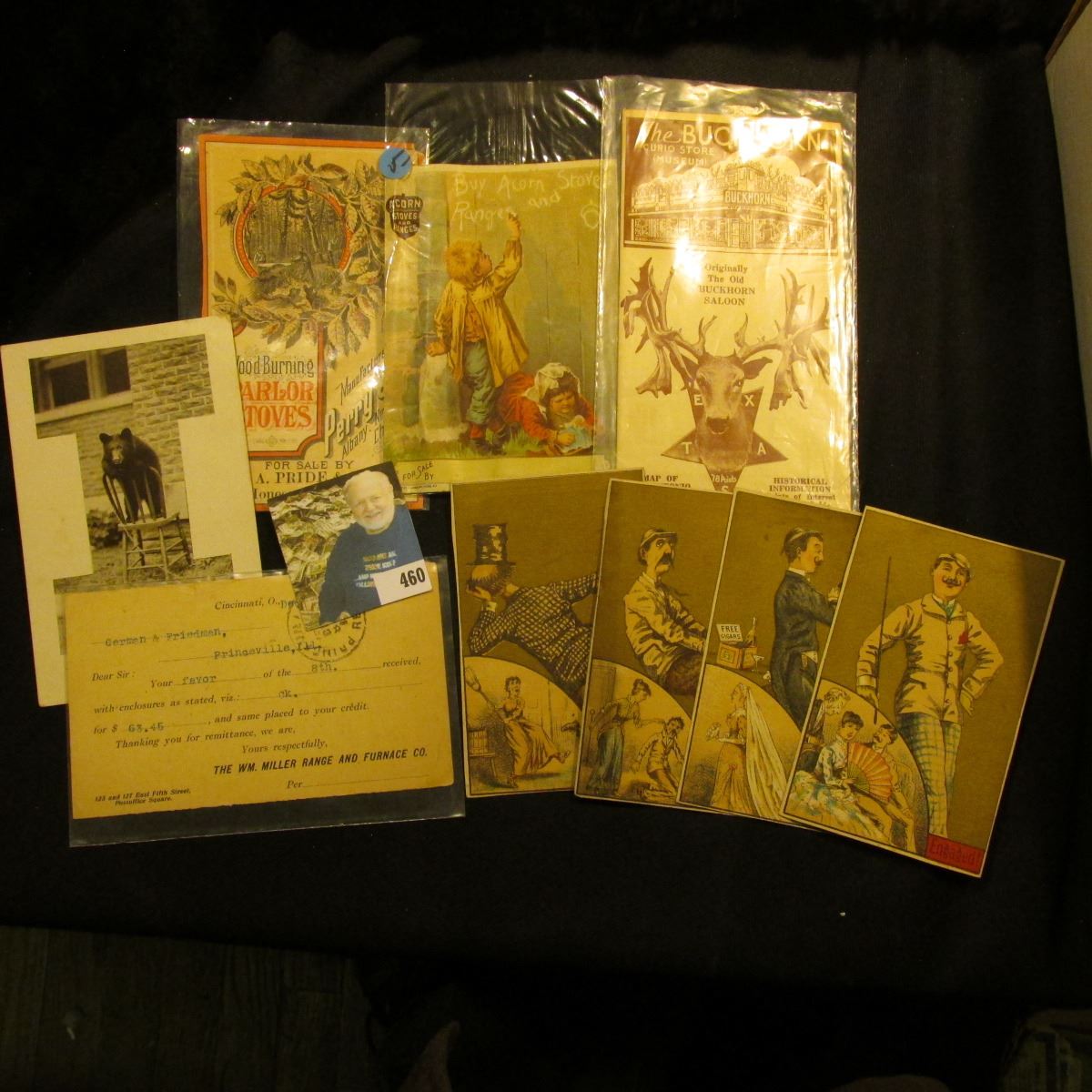 Acorn Stoves & Ranges Rathbone, Sard & Co. advertising card; "Wood ...