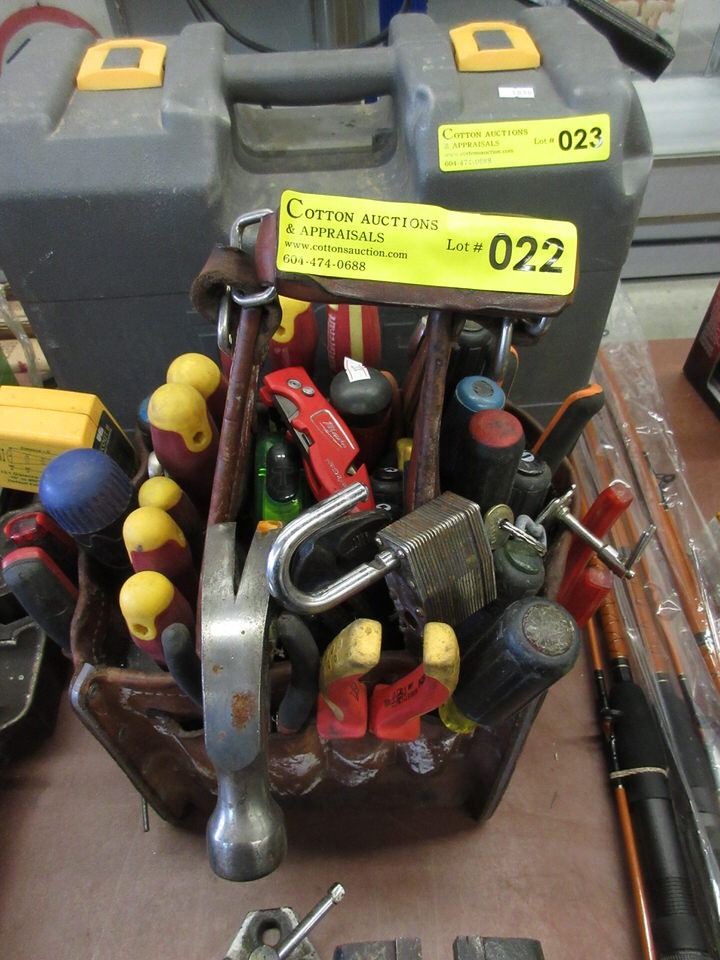 Leather Tool Caddy Set