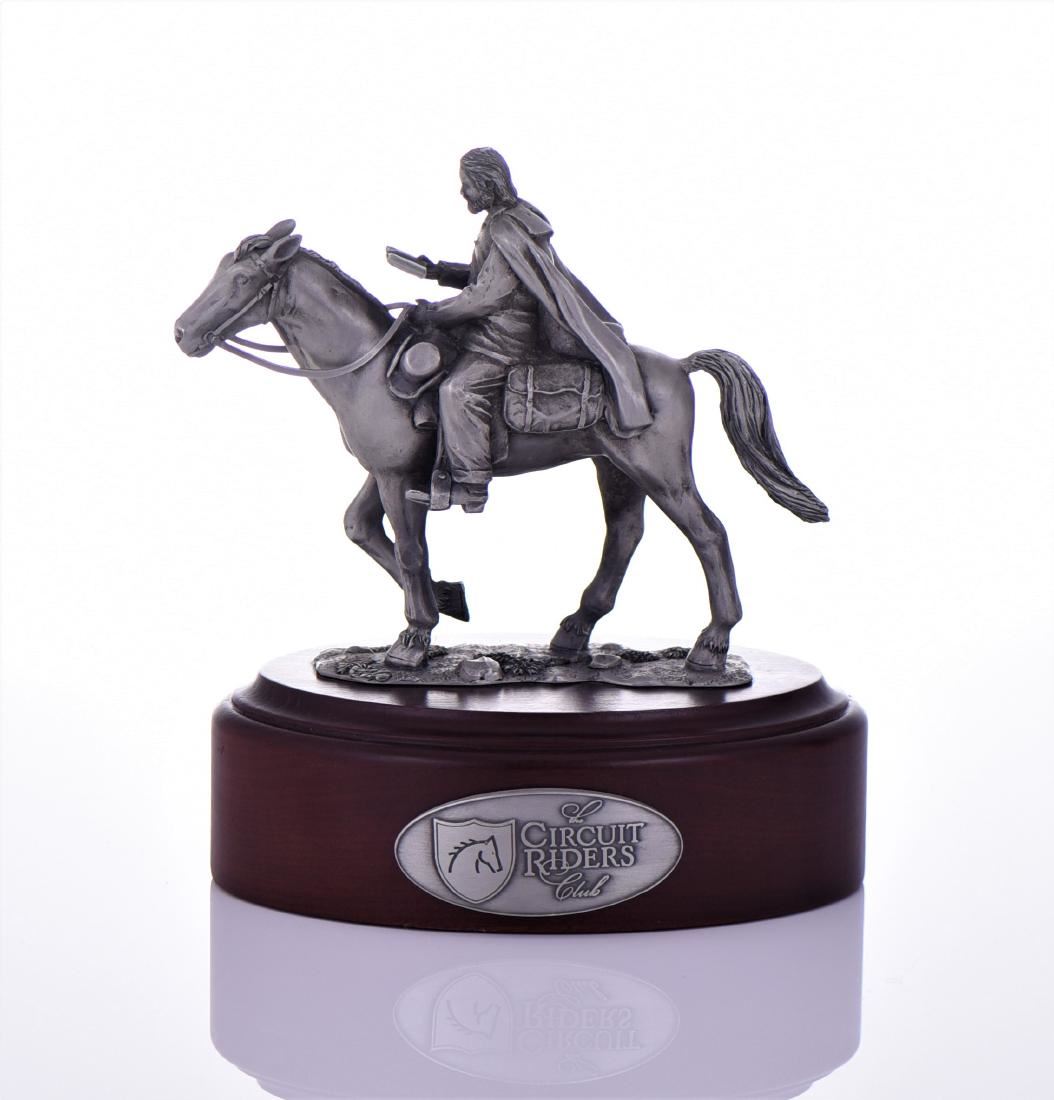The Circuit Riders Club, Pewter Sculpture