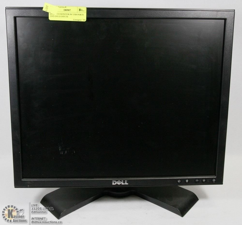 DELL LCD MONITOR W/ USB PORTS AND DVI-D INPUTS