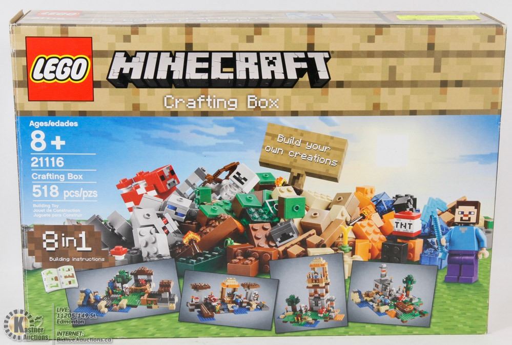 NEW LEGO MINECRAFT CRAFTING BOX #2116