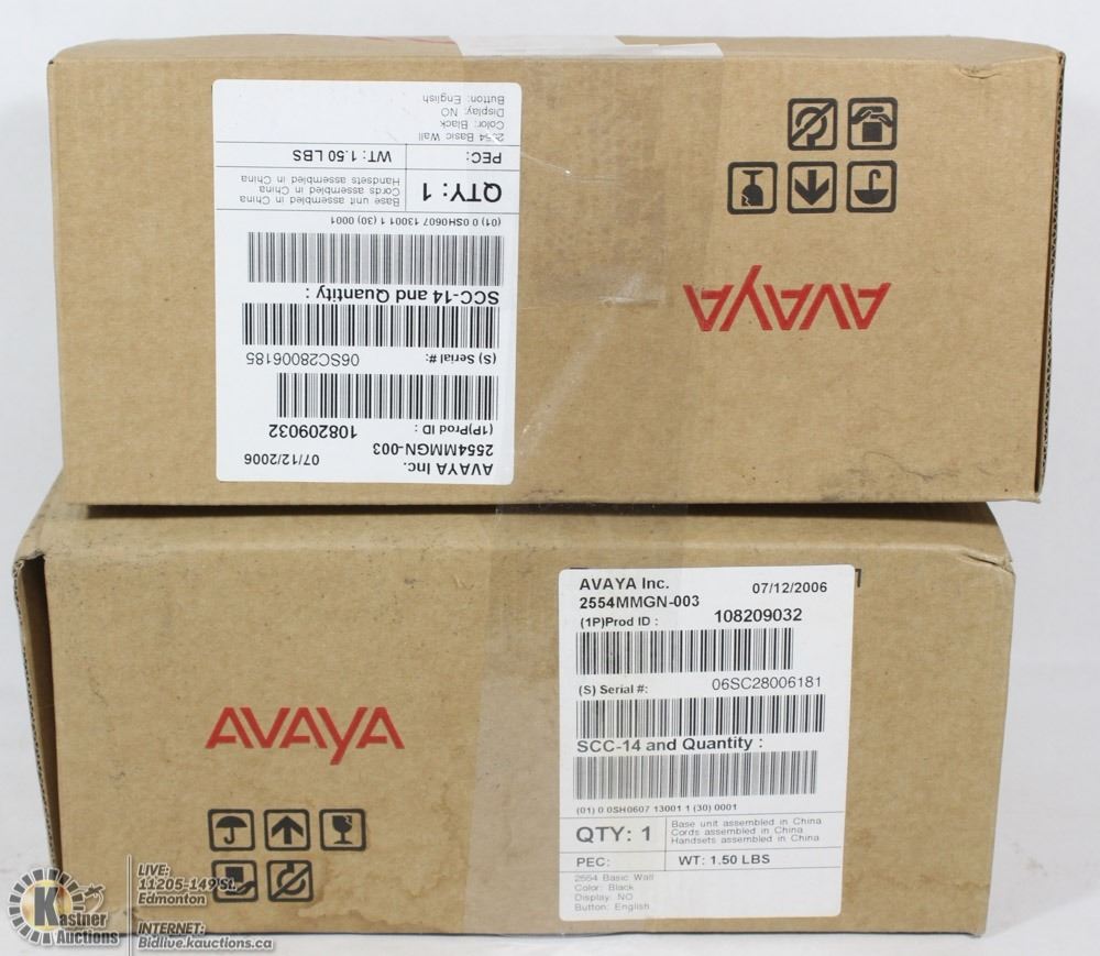 LOT OF 2 NEW AVAYA ANALOG WALL MOUNT PUSH BUTTON