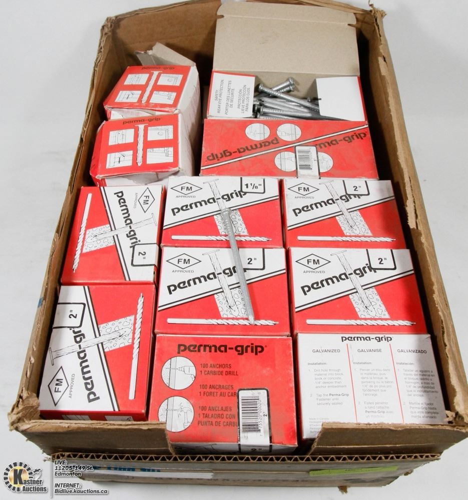 CASE OF PERMAGRIP CARBIDE DRILL 2" ANCHORS