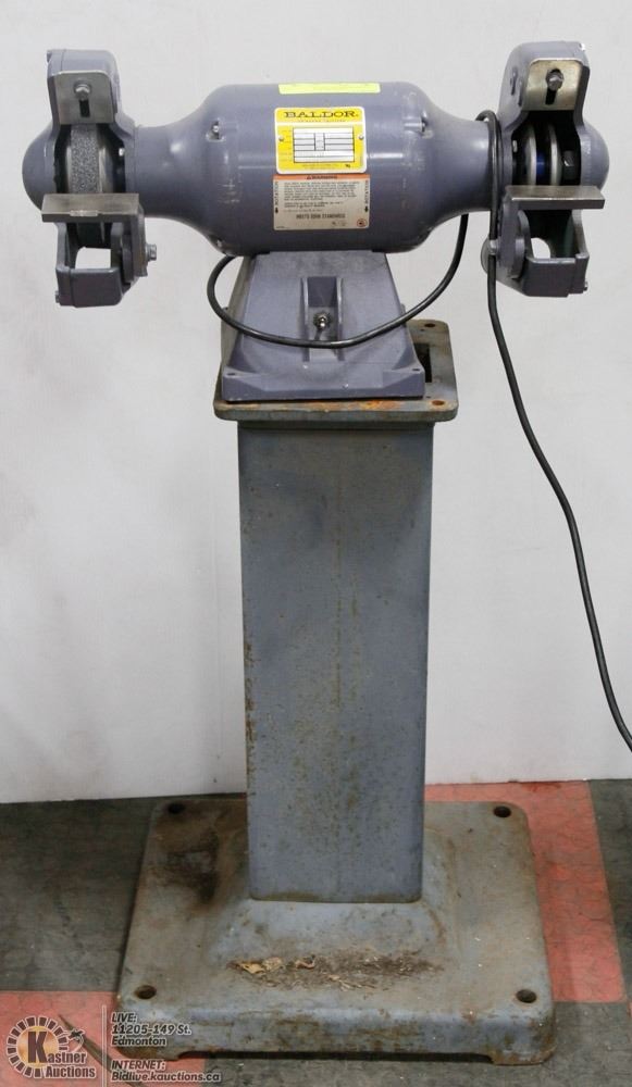 BALDOR .75HP GRINDER/BUFFER WITH STEEL STAND