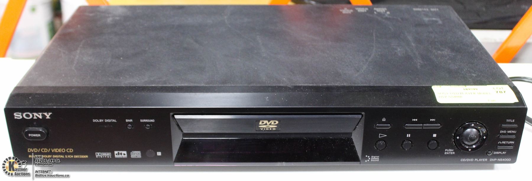 SONY DVD PLAYER MODEL DVP-NS4000
