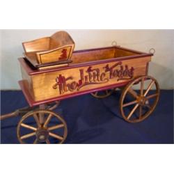 The Little Teddy wooden child's wagon